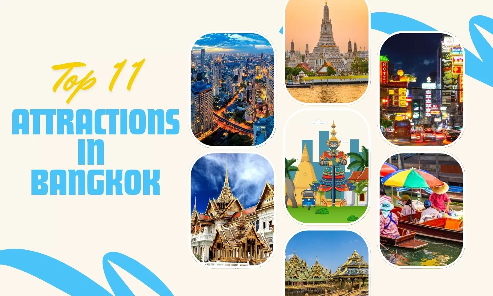Top 11 tourist attractions in Bangkok you can’t miss